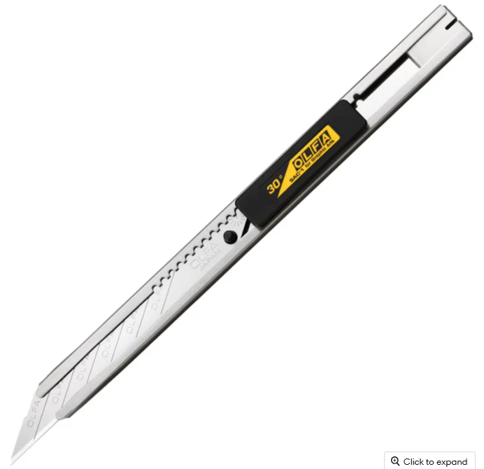 Olfa 30-Degree Knife Silver – My Store